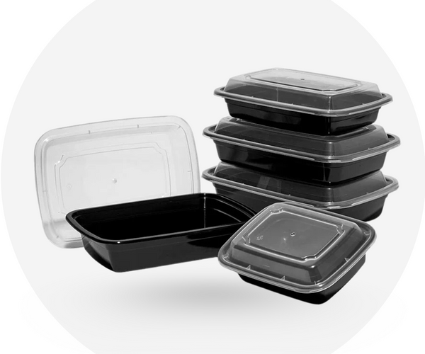 Microwavable Black Containers – Save Packing Store